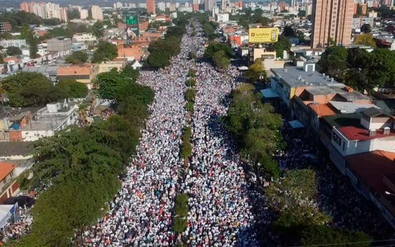 Procesión de la Divina Pastora en Venezuela atrae a 2,7 millones de personas
