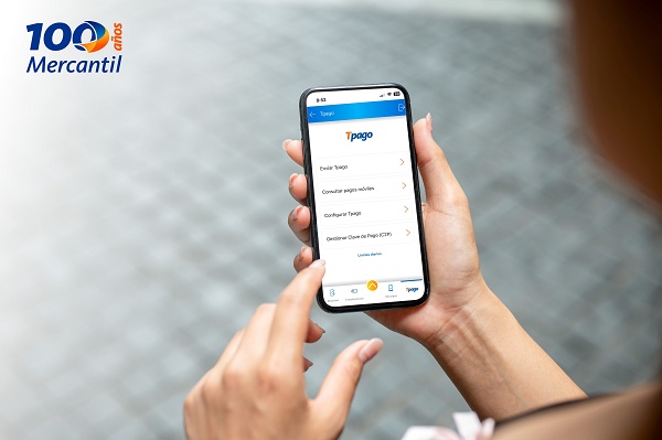 Disfruta de todas las ventajas de Tpago en la app Mercantil Móvil ...