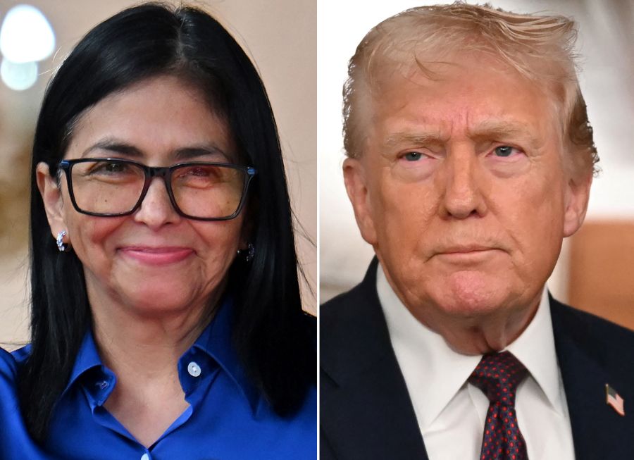 ¿De qué hablaron Delcy Rodríguez y Donald Trump en su "larga y ...